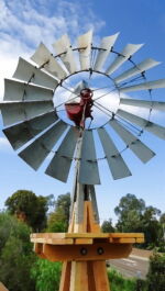 Custom Wood Windmill Towers | Rock Ridge Windmills