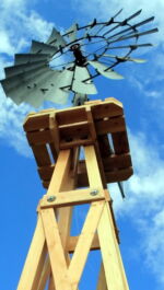 Custom Wood Windmill Towers | Rock Ridge Windmills